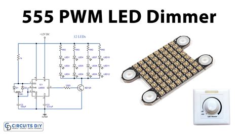 Simple PWM Lamp Dimmer Circuit Using IC 555 Timer 48 OFF