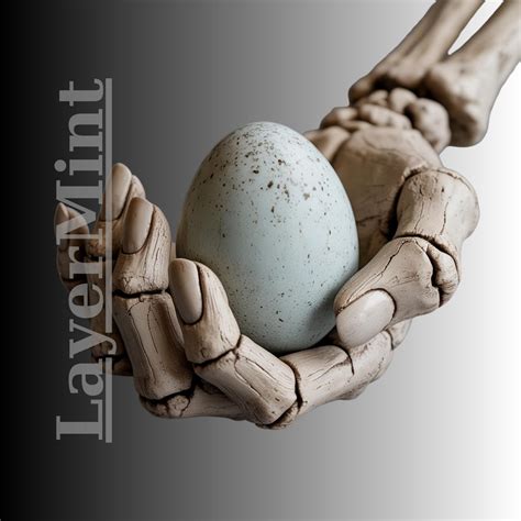 Skeleton Hand Egg Holder Stl File Gothic Egg Stand 3d Printable Model Halloween Spooky