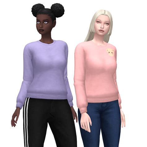 Rania Sweater Gallery The Sims 4 Create A Sim CurseForge