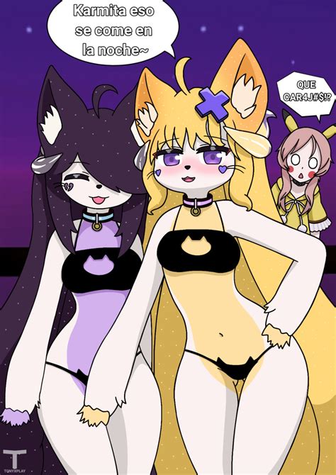 Rule 34 3girls 3 Black Hair Bra Cat Chat Box Dc Dc Comics Female
