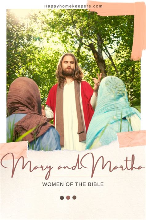 Mary And Martha Women Of The Bible