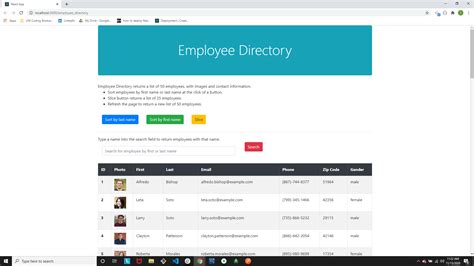 Github Lisamcgautieremployeedirectory A React App That Uses The