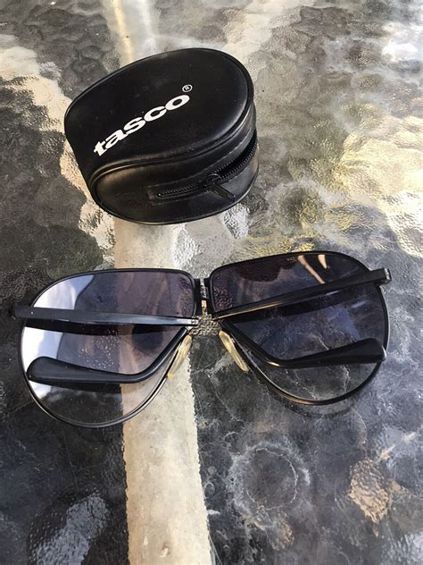 Tasco Folding Vintage Aviator Sunglasses Gem