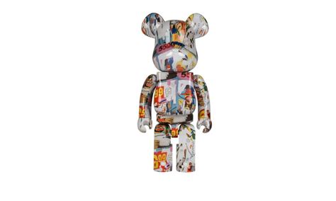 MEDICOM TOY Bearbrick Andy Warhol X Jean Michel Basquiat 4 1000