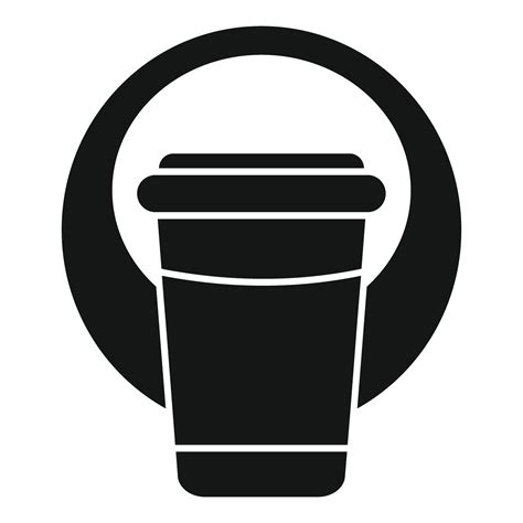 desechable café taza icono demostración bebida industria 49062747