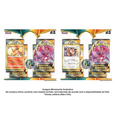 Blister Quadruplo Flareon Ou Eevee Pokemon Espada Escudo 3 Submarino