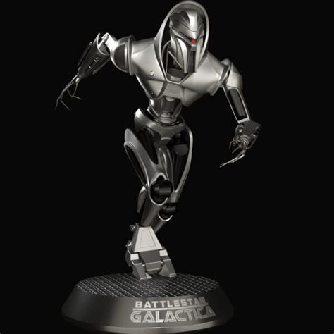 Cylon Raider 3d Render Digital Art By Dannyk