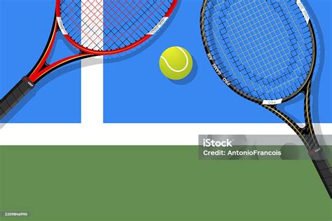 잔디밭 테니스 라켓은 테니스 코트 평면도 테니스 토너먼트 포스터 벡터에 공 근처 거짓말 Championship에 대한 스톡 벡터 아트 및 기타 이미지 Istock