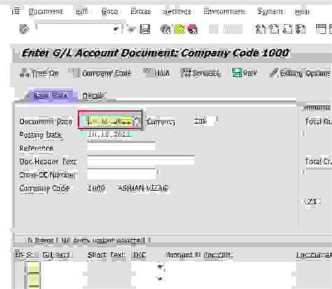 Post A Journal Entry In SAP Post A Journal Entry In SAP