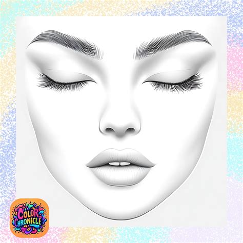 30 Makeup Artist Templates Makeup Artist Practice Sheets Makeup Practice Face Charts Makeup