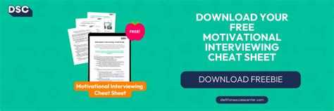 Motivational Interviewing For Dietitians Free Motivational