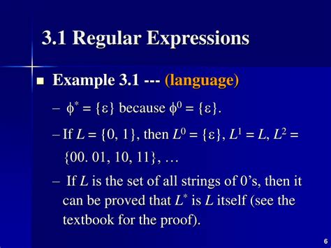Ppt Chapter 3 Regular Expressions And Languages Powerpoint Presentation Id5518836