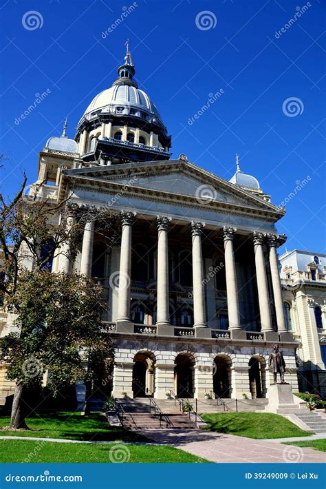 Springfield Illinois State Capitol Building Stock Image Image Of