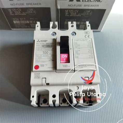 Mccb NFB Mitsubishi No Fuse Breaker NF125 CV 3p 80 100 125a 220v Japan