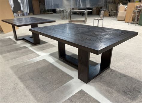 Parquetry Combinable Dining Table French Tables