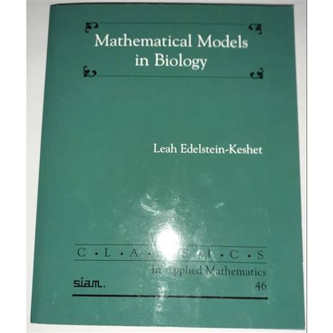 Mathematical Models In Biology Oxfam Gb Oxfams Online Shop