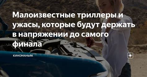Малоизвестные триллеры и ужасы которые будут держать в напряжении до самого финала КИНОМАНЬЯК