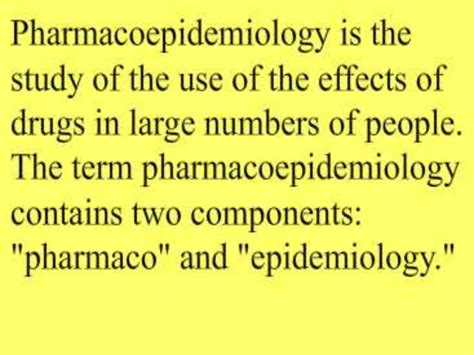 Pharmacoepidemiology 1 Pptx
