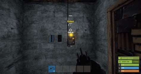 Вывод энергии из переключателя в Rust — Rust Craft
