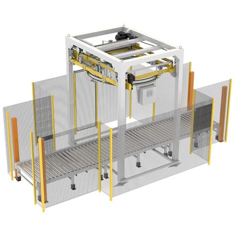 回転リング付ストレッチ包装機 Newtec Bag Palletizing 自動 パレット用
