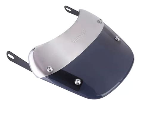 Parabrisas De Motocicleta Universal Retro Redondo Faro Caren Meses Sin Intereses