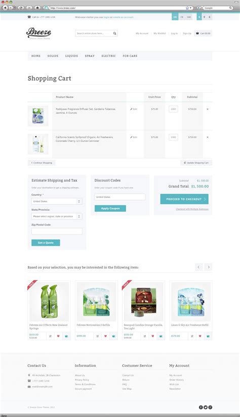Breeze — Html5 And Css3 Store Template By Wpway Themeforest