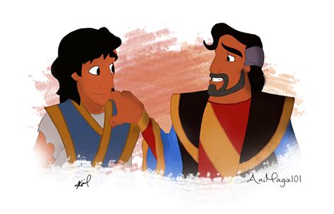 Aladdin And Cassim By Animagix101 On Deviantart