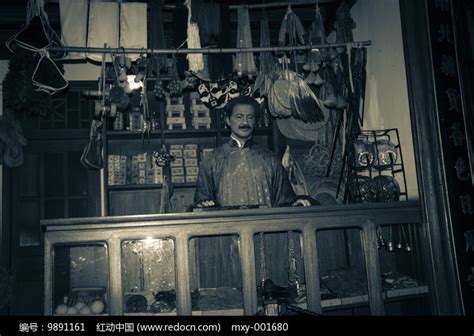 杂货摊摊主蜡像高清图片下载红动中国