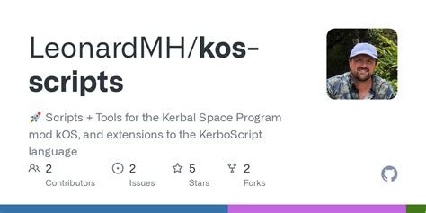 GitHub LeonardMH Kos Scripts Scripts Tools For The Kerbal Space Program Mod KOS And