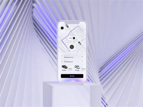 Order Uber On Map Ui By Gleb Kuznetsov Map App Design Uber