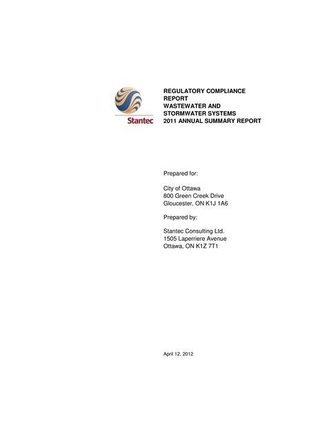 Regulatory Compliance Report Templates At