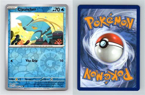 Clauncher 49198 Scarlet And Violet Reverse Holo Common Tcg Card