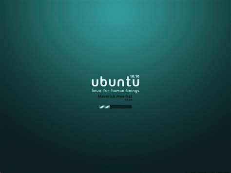 绿色特立独行的ubuntu Linux系统桌面背景壁纸预览