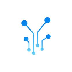 Technology Icon Design Template Royalty Free Vector Image