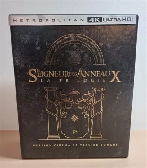 COFFRET 4K LE Seigneur Des Anneaux La Trilogie Version Cinema Et Longue