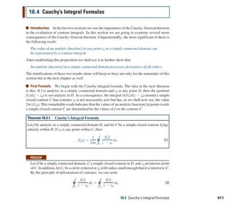 Cauchy S Integral Formulas WebAssign