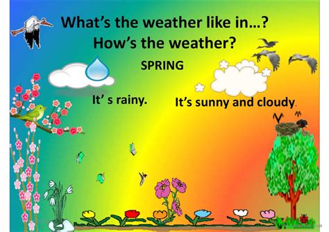 The Four Seasons General Readin English Esl Powerpoints