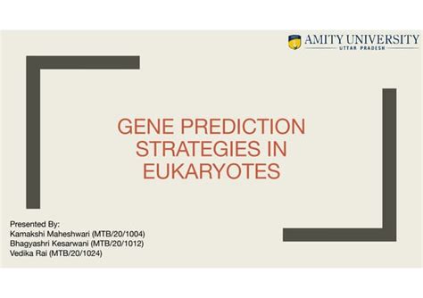 Gene Prediction Strategies Pdf