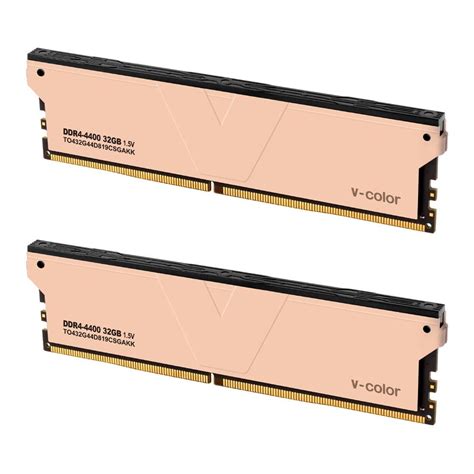 แรมพีซี V Color Ram Pc Ddr4 64gb4400mhzcl19 32gbx2 Skywalker Plus