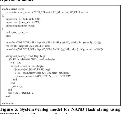 figure 5 from modeling and simulation of nand flash memory sensing