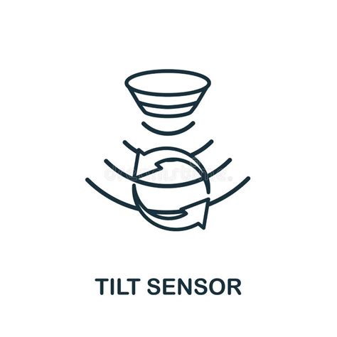 Tilt Sensor Icon Monochrome Style Design From Sensors Icon Collection Ui And Ux Pixel Perfect