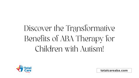 Aba Therapy For Autism Behavioral Programs