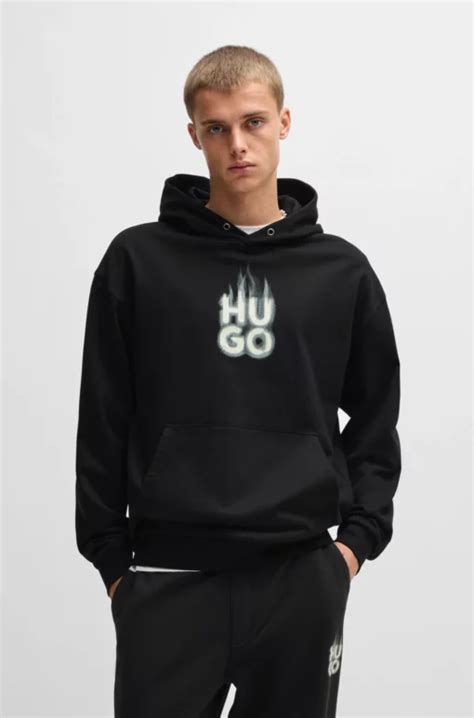 Buy Hugo Defnio Hoodie Black Scandinavian Fashion Store
