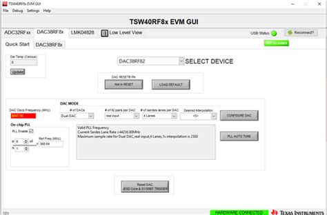TSW RF EVM Waveform Not The Same In User Guide Data Converters Forum Data Converters TI