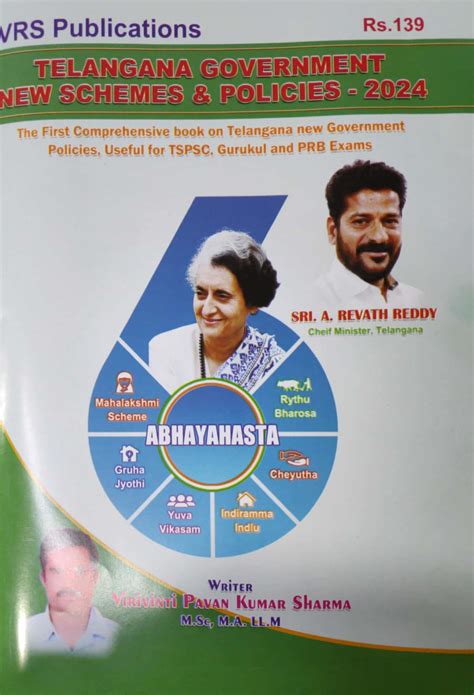 Vrs Telangana Government Schemes And Policies[english Medium]april 2024ed