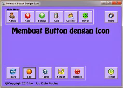 Membuat Button Dengan Icon Pada Tombol Visual Basic 6 Joe Blogs