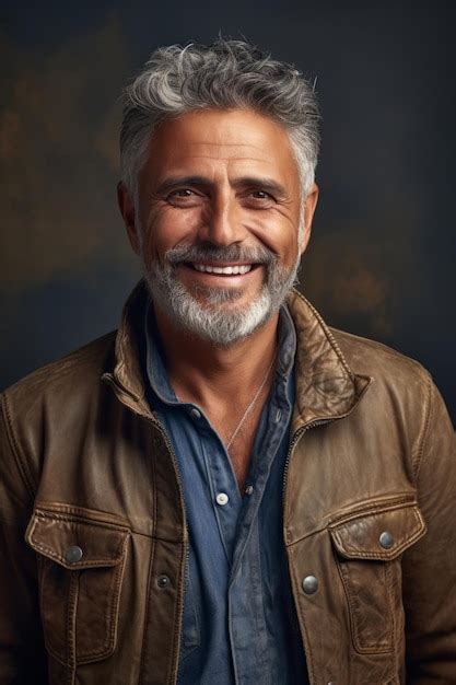 Premium Ai Image 60 Year Old Man Emotional Dynamic Pose