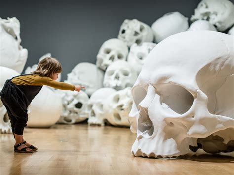 Mass Ron Mueck Giant Skulls Collater Al