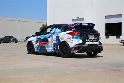 Full Wrap On A Ford Focus Itasha Style Car Wrap City