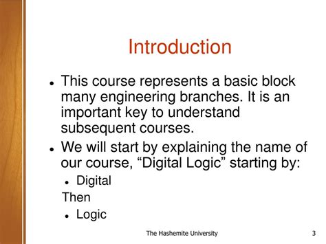 Ppt Digital Logic Lecture 1 Introduction Powerpoint Presentation